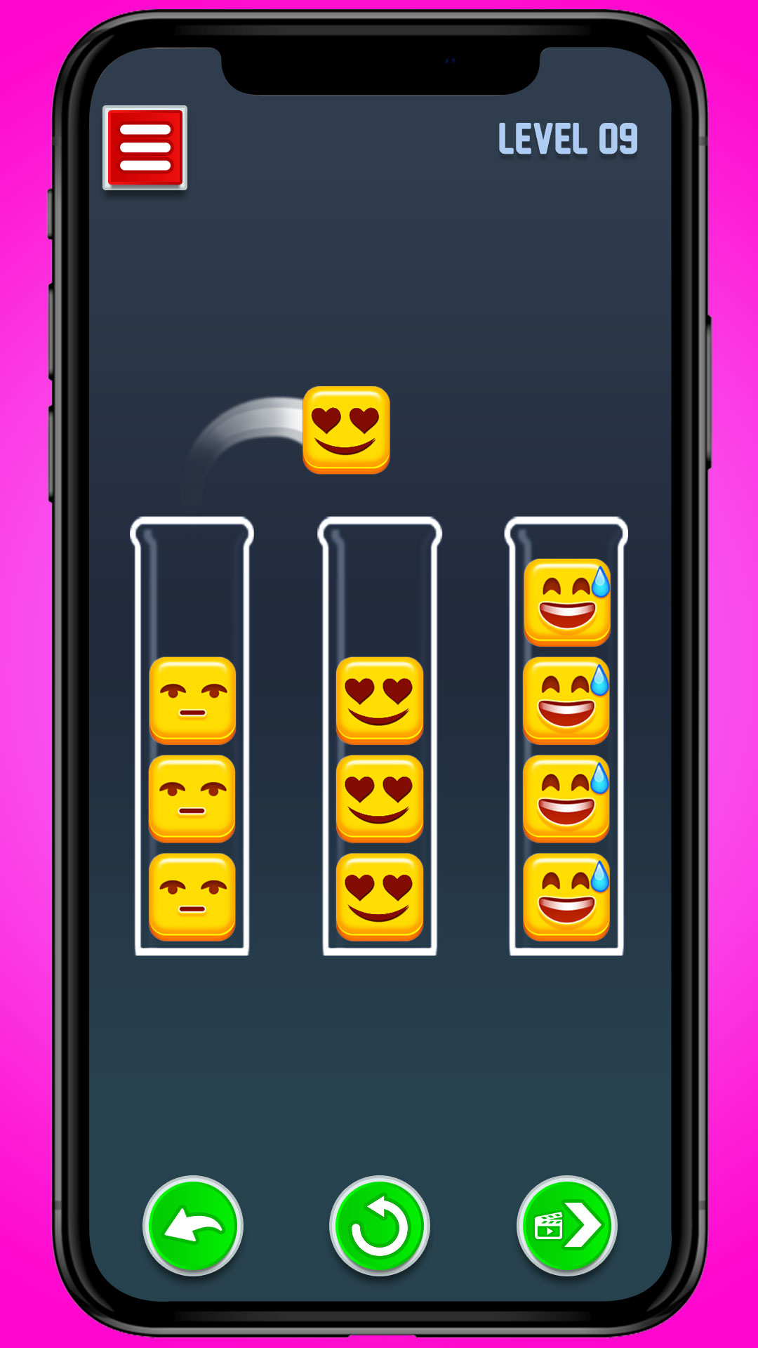 Emoji Match Puzzle Sort Master - Emoji Sorting Color Puzzle Emoji ...