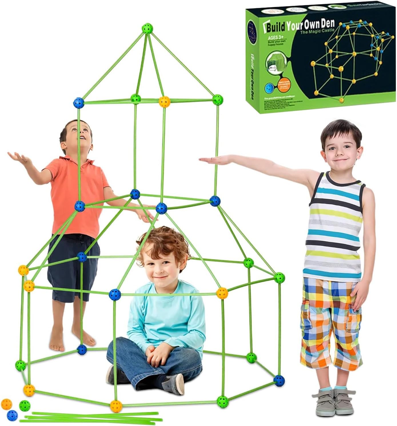 Den Building Kit For Kids, Fort Building Kit For Children, Make A Fort ...