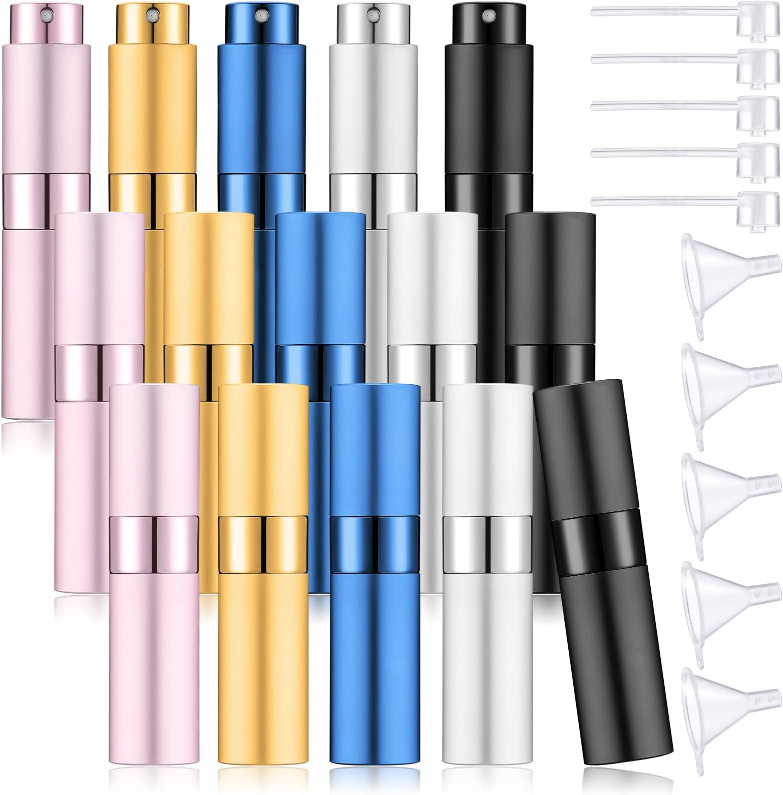 Amazon.com : 7 Pieces 8 ml Perfume Bottle Atomizer Travel Mini ...