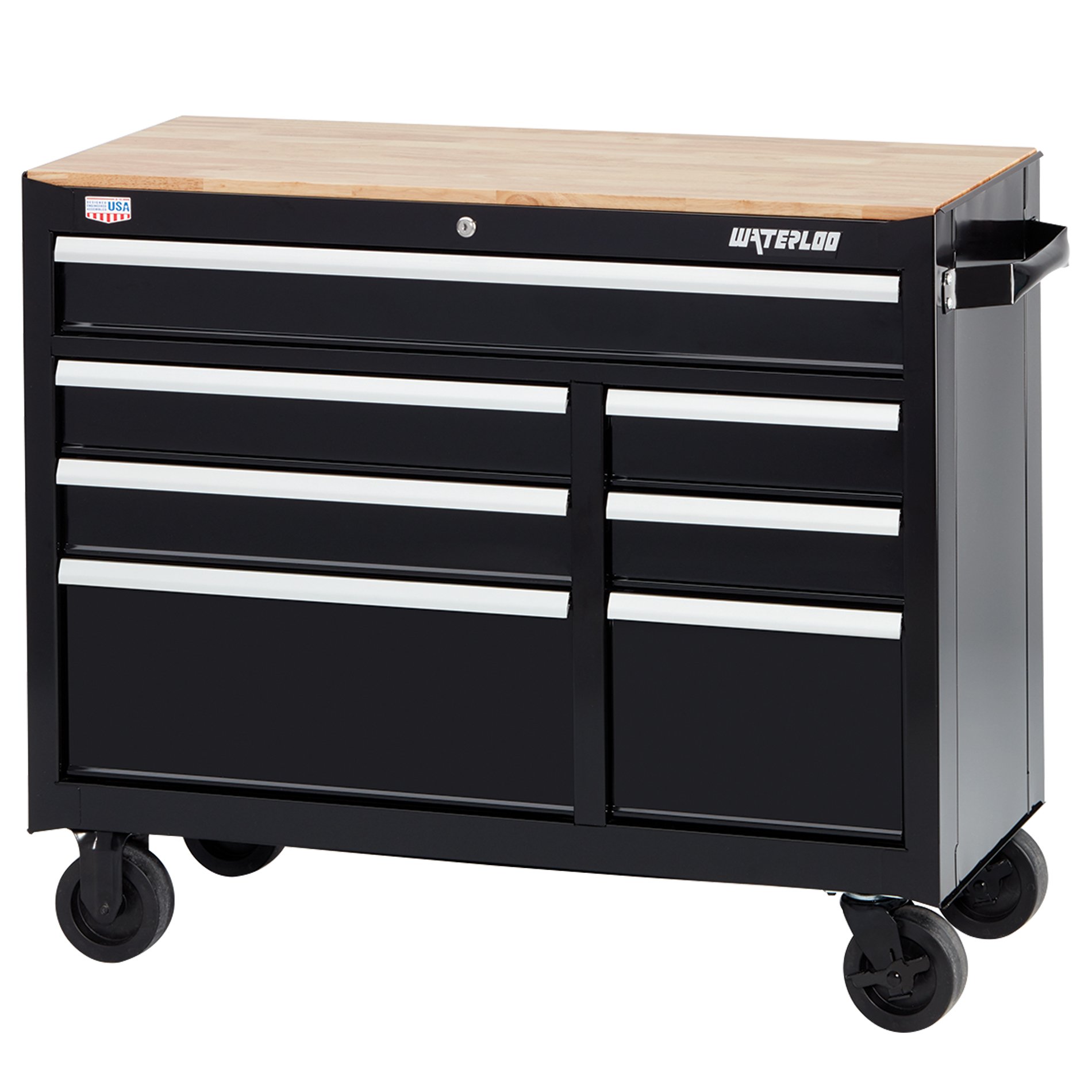 Buy Waterloo R3W-417B W300 Series 7-Drawer Mobile Workbench with ...