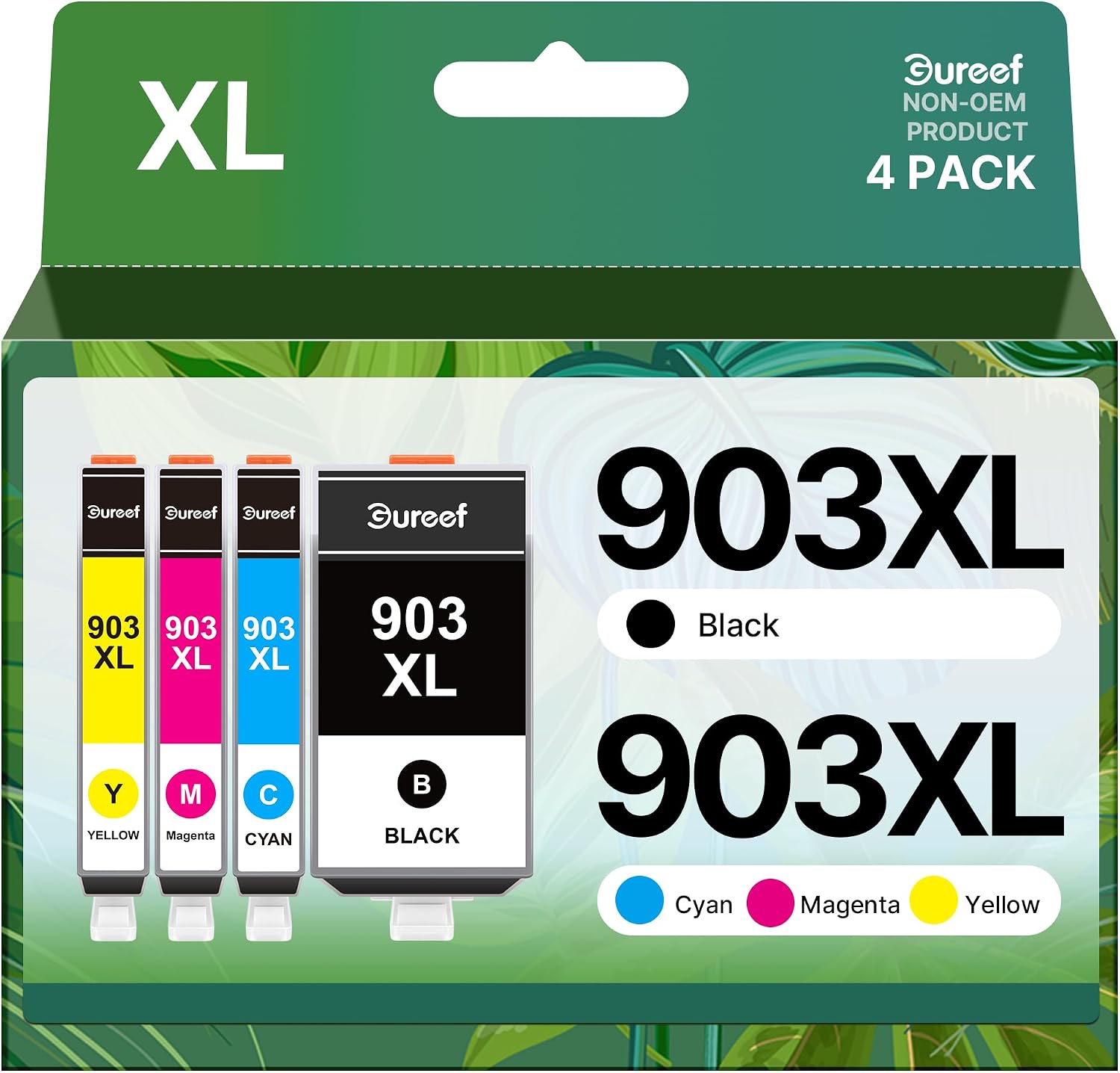 Gureef 903 903XL Replacement for HP 903XL Ink Cartridges 903 Ink ...