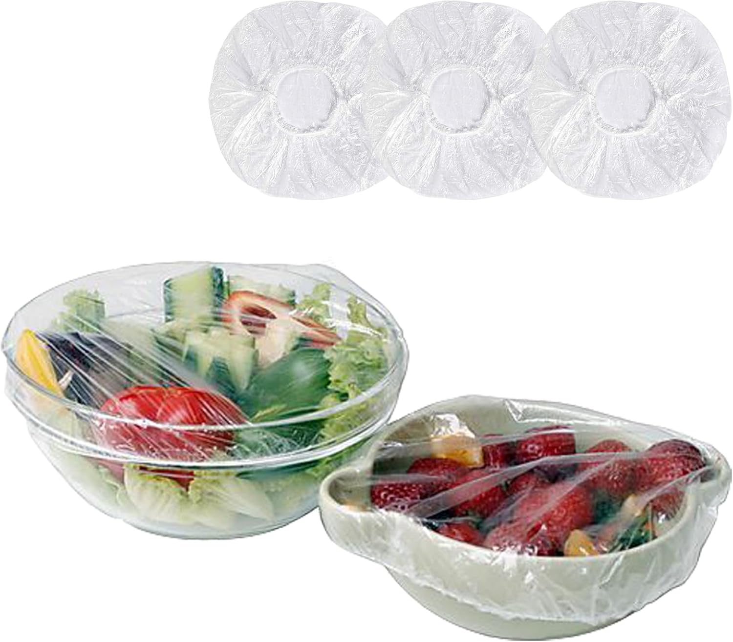 Amazon.com: Elastic Food Fruit Storage Covers Reusable Stretchable ...