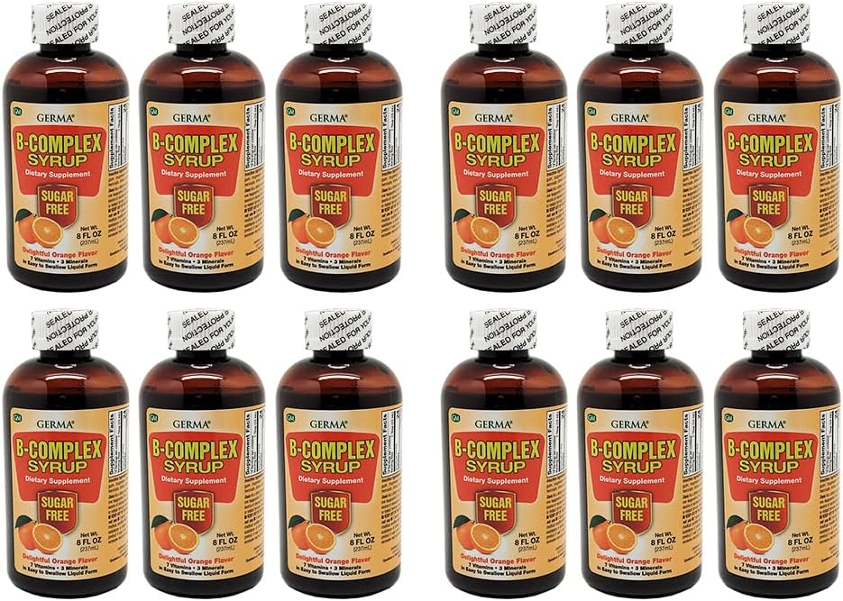 Amazon.com: Germa B-Complex Syrup. Dietary Supplement. Bone Health ...