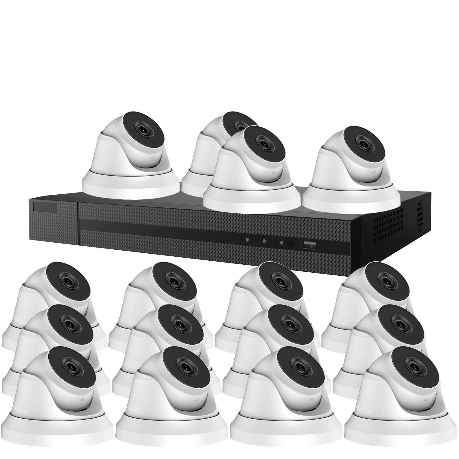 Buy HiWatch by Hikvision 16 Ch Home or Business Security 4MP Turbo HD ...