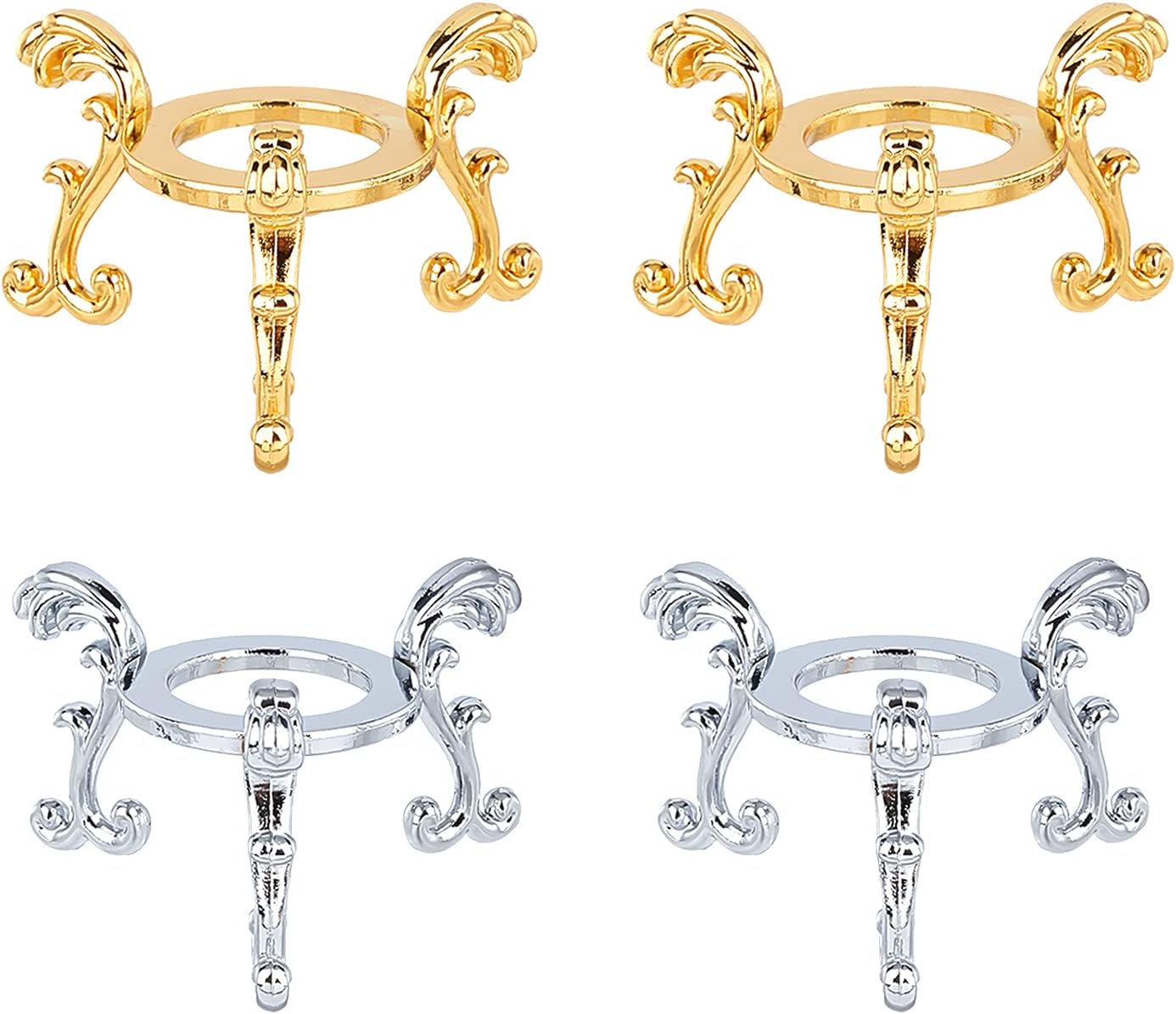 Amazon.com: OmyLens 10Pcs Silver Crystal Ball Stand for Displaying ...