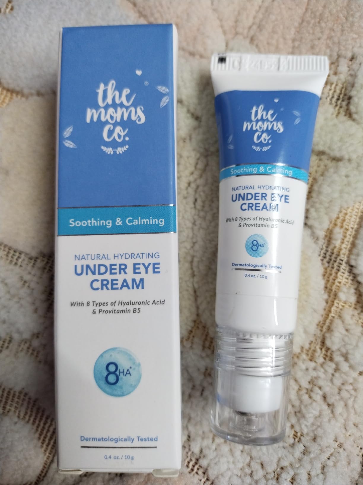 The Moms Co. Natural Hydrating Under Eye Cream with 8 Types of ...