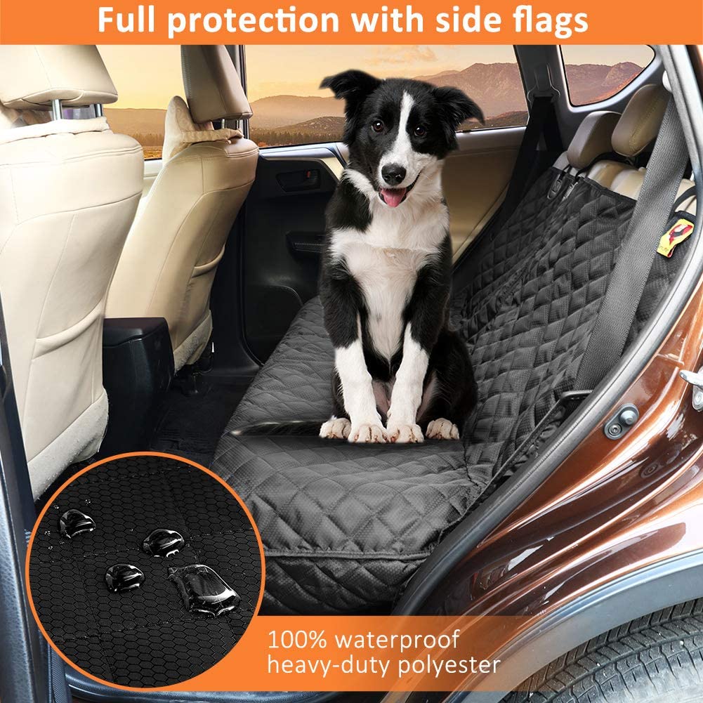 Bark Lover Dog Back Seat Cover Protector, Waterproof Dog Car Seat ...