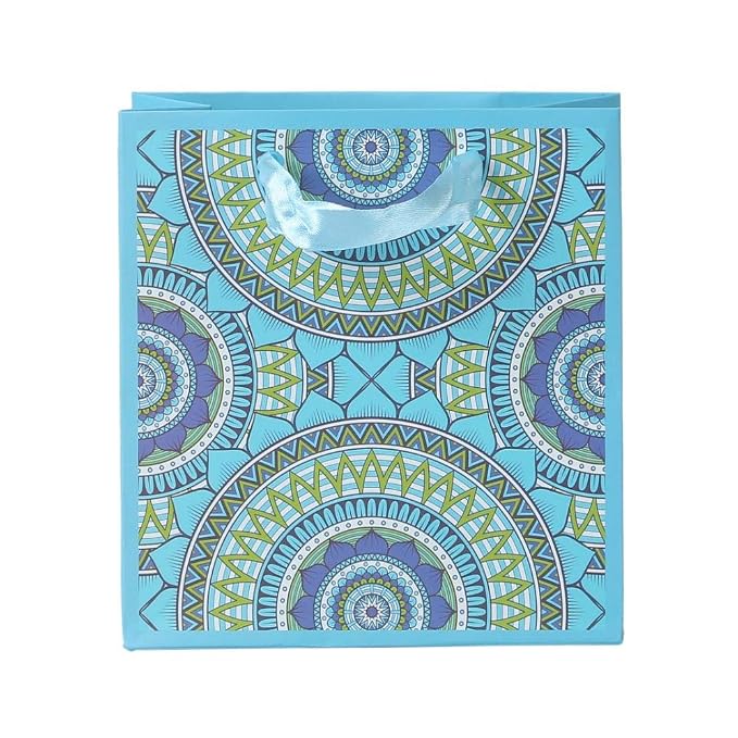 Paper Pep Packaging Collection Blue Traditional Print 5.5"X3"X6" Mini ...