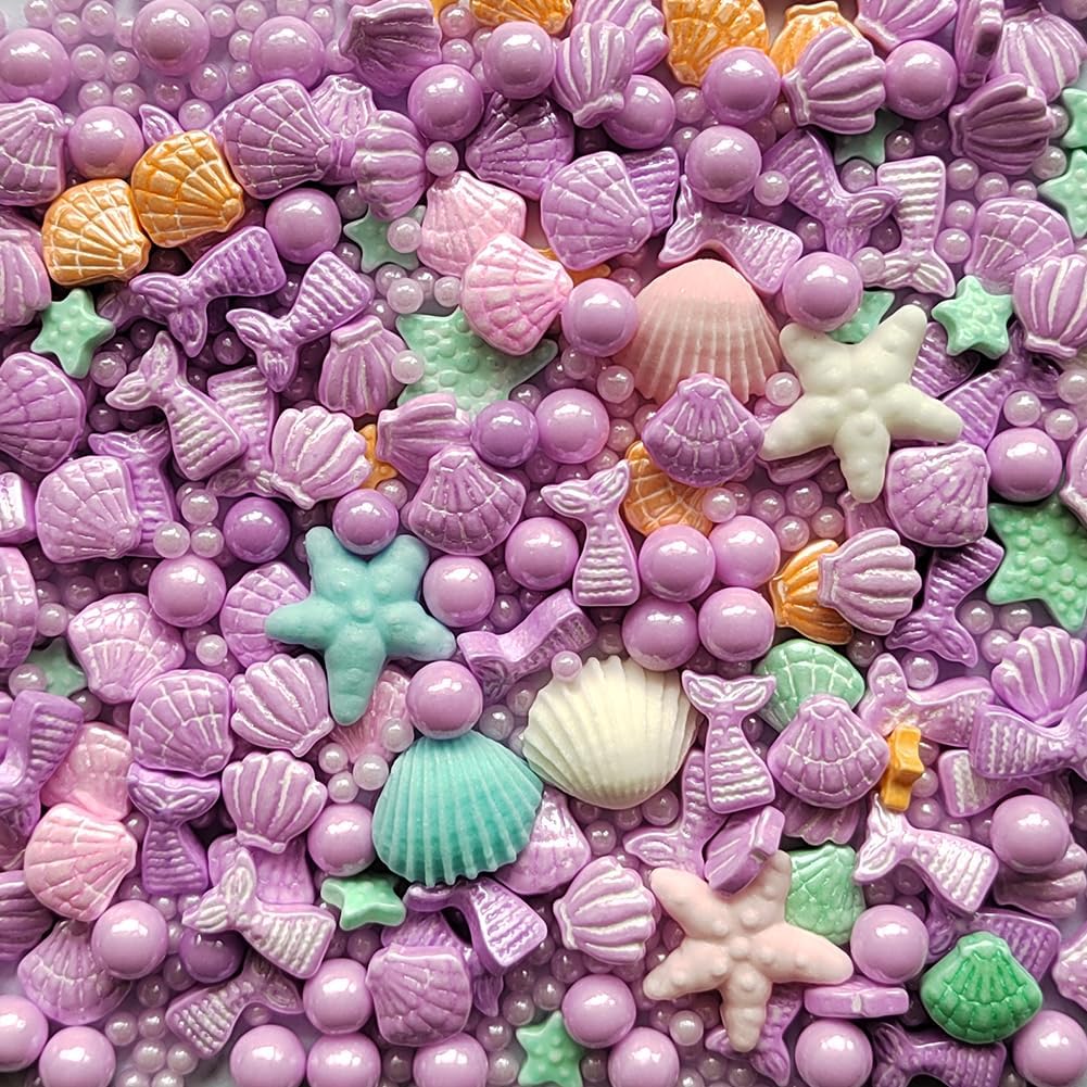 Amazon.com: Homankit Mermaid Sprinkle Sweets Sprinkles for Baking ...
