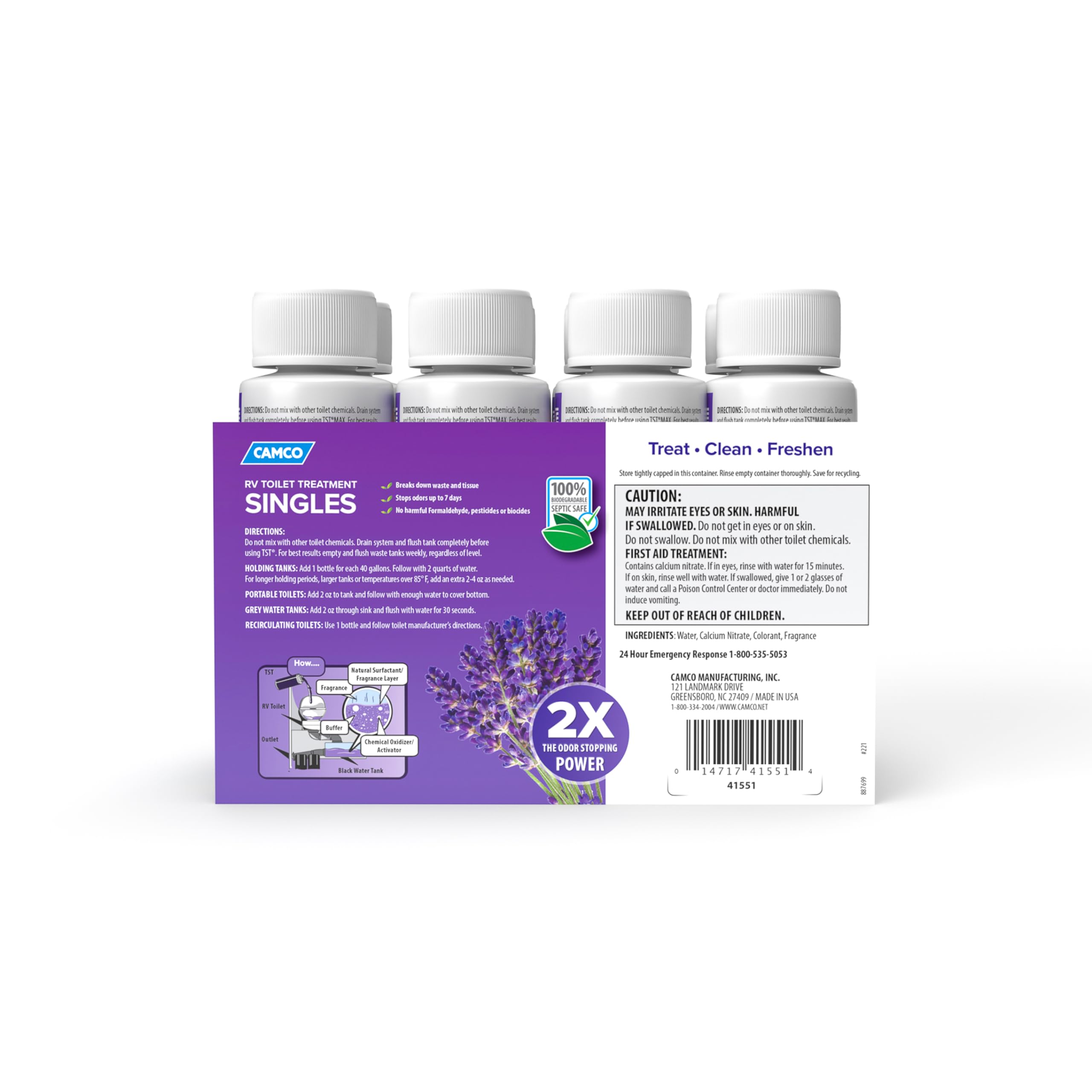 Snapklik.com : Camco TST MAX RV Toilet Treatment - Formaldehyde Free ...