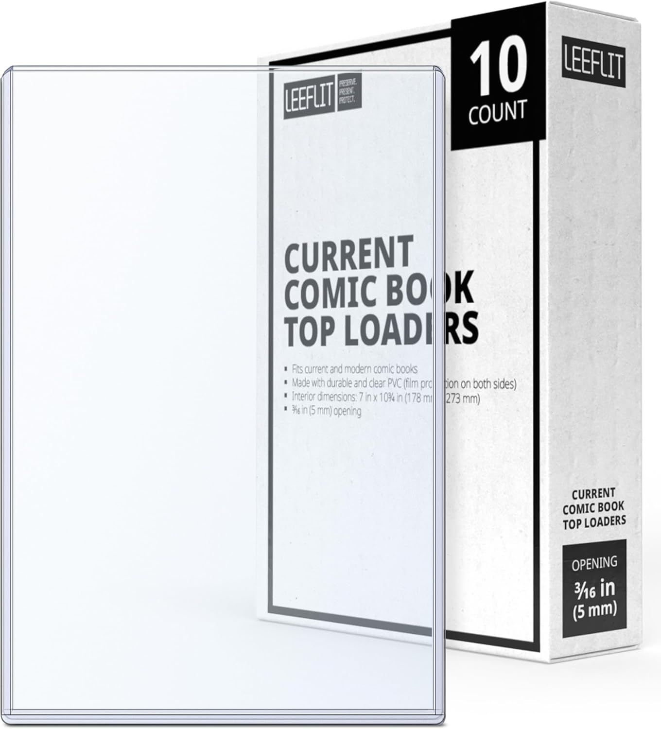 Amazon.com : LEEFLIT Current Comic Book Top Loaders - Toploader Hard ...