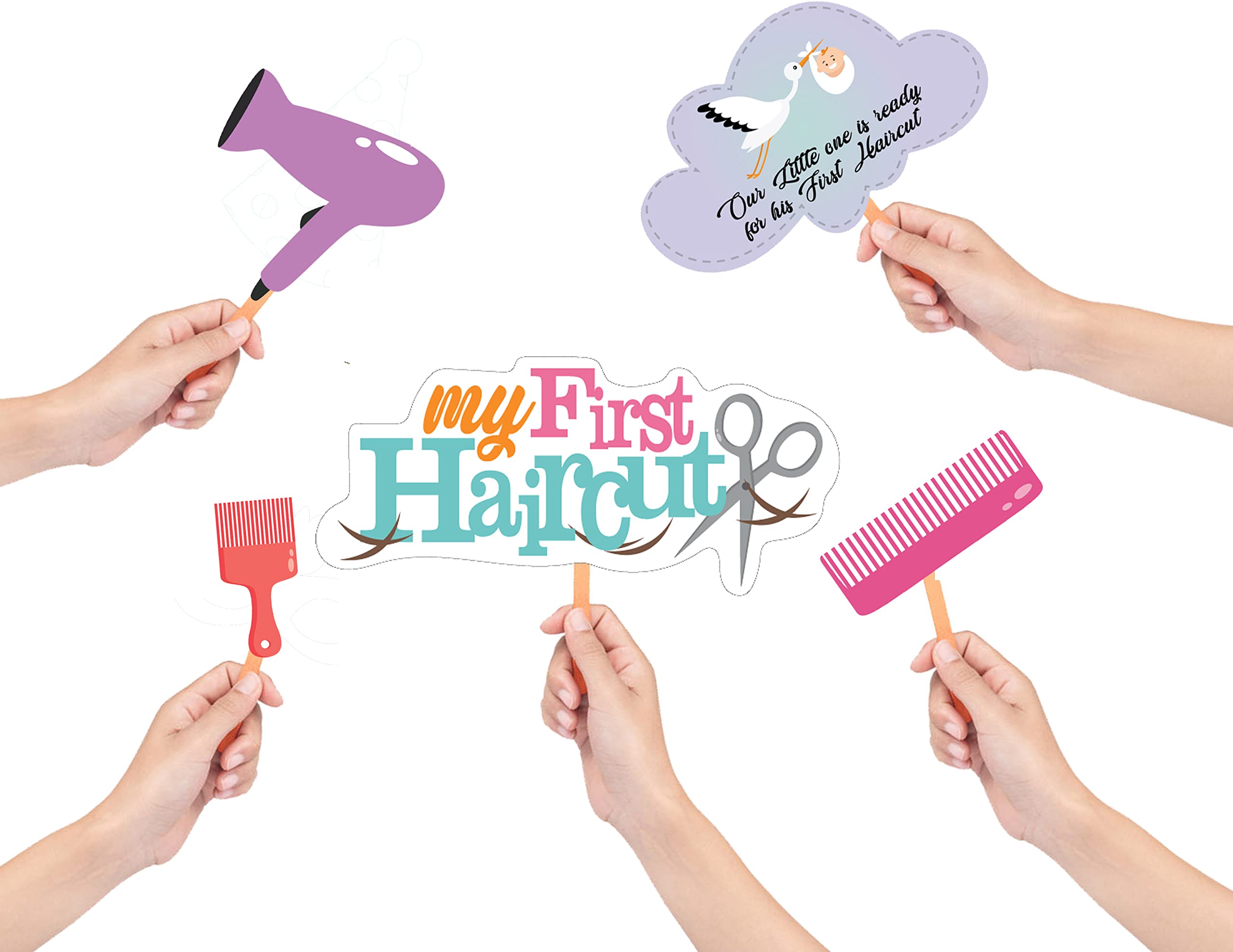 Babys First Haircut Clipart