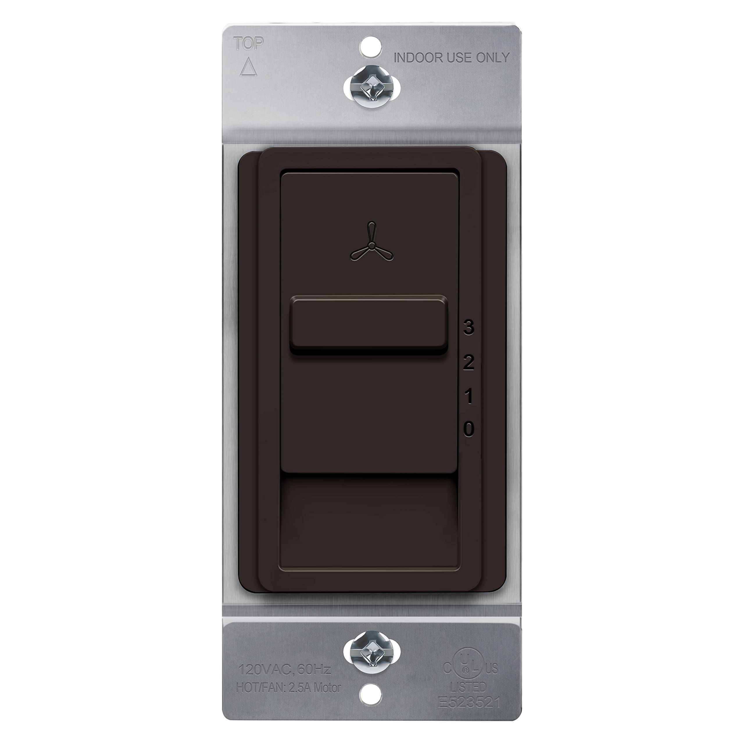 Snapklik.com : Kalide Fan Speed Control Switch, 3-Speed Fan Wall Switch ...