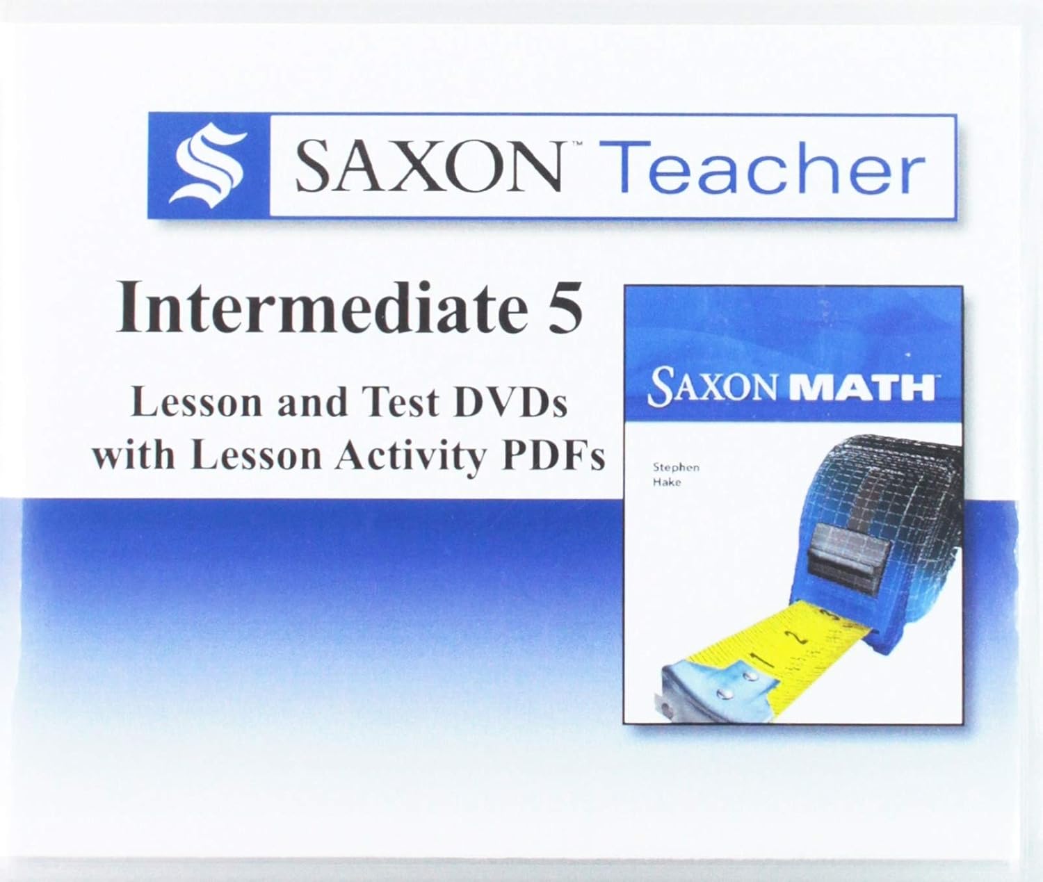 Teacher DVD (Saxon Homeschool Intermediate 5): Saxon Publishers ...