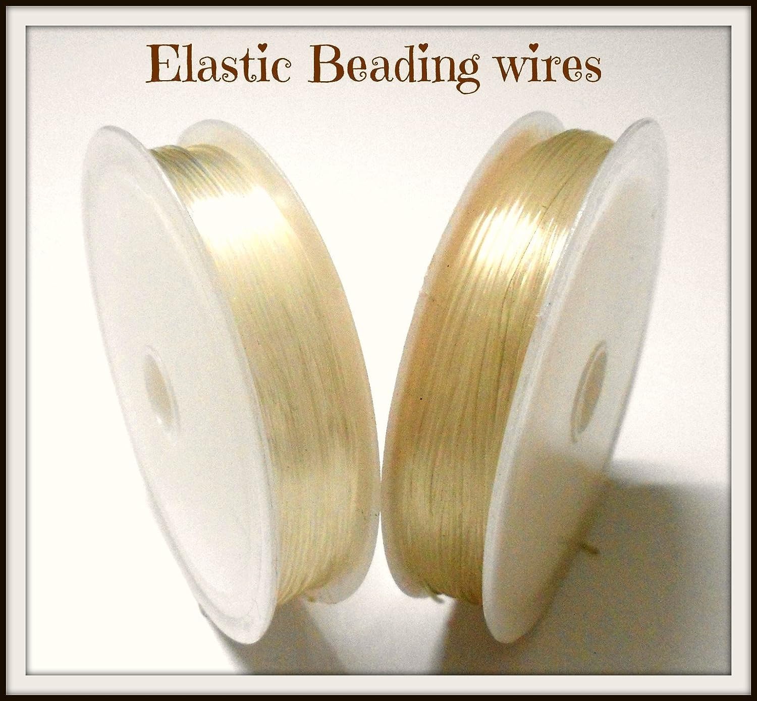 Elastic Stretching Cord for Beading, Jewellery Making, Pack of 2 ...