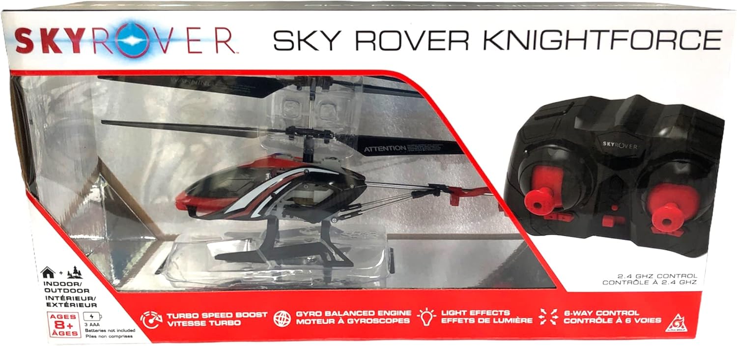 Amazon.com: SKYROVER Knightforce Remote Helicopter : Toys & Games