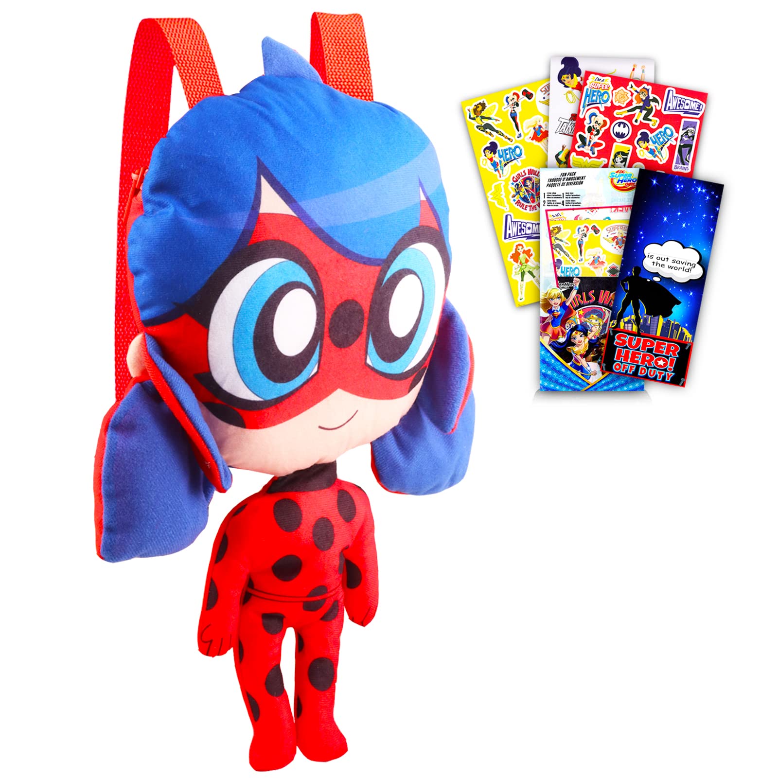 Miraculous Ladybug Plush Doll Set - Bundle with 15" Miraculous Ladybug ...