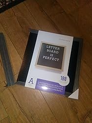 Plastic Letter Board with 1 Inch Letters - 188 Characters Include ...