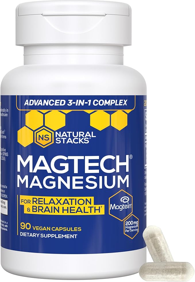 Amazon.com: MagTech Magnesium Supplement - 3 Forms of Magnesium ...