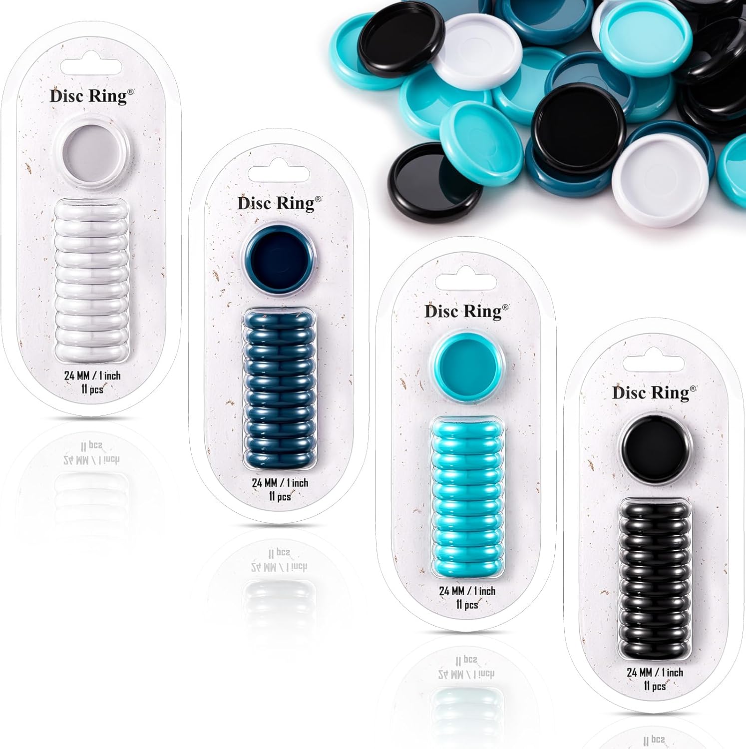 Amazon.com : Jetec 44 Pcs Plastic Discbound Notebook and Planner ...