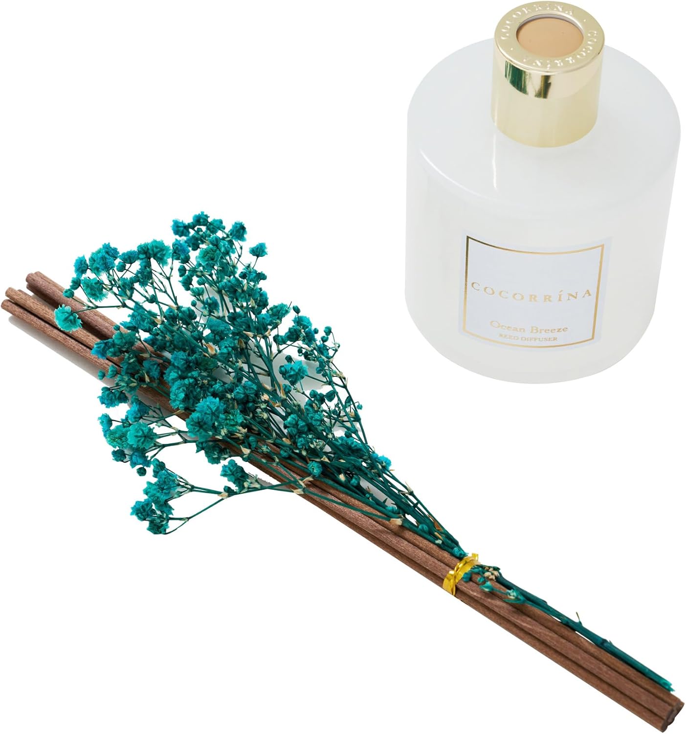 COCORRÍNA Reed Diffuser - Ocean Breeze Scented Diffuser with 8 Sticks ...