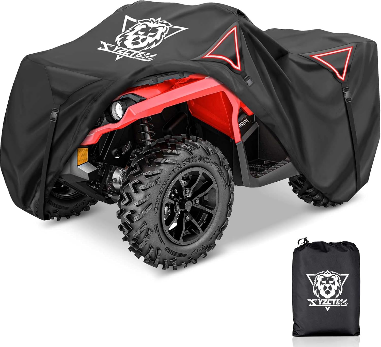 XYZCTEM Premium ATV Cover,Outdoor Protection Against Water, UV, Wind ...