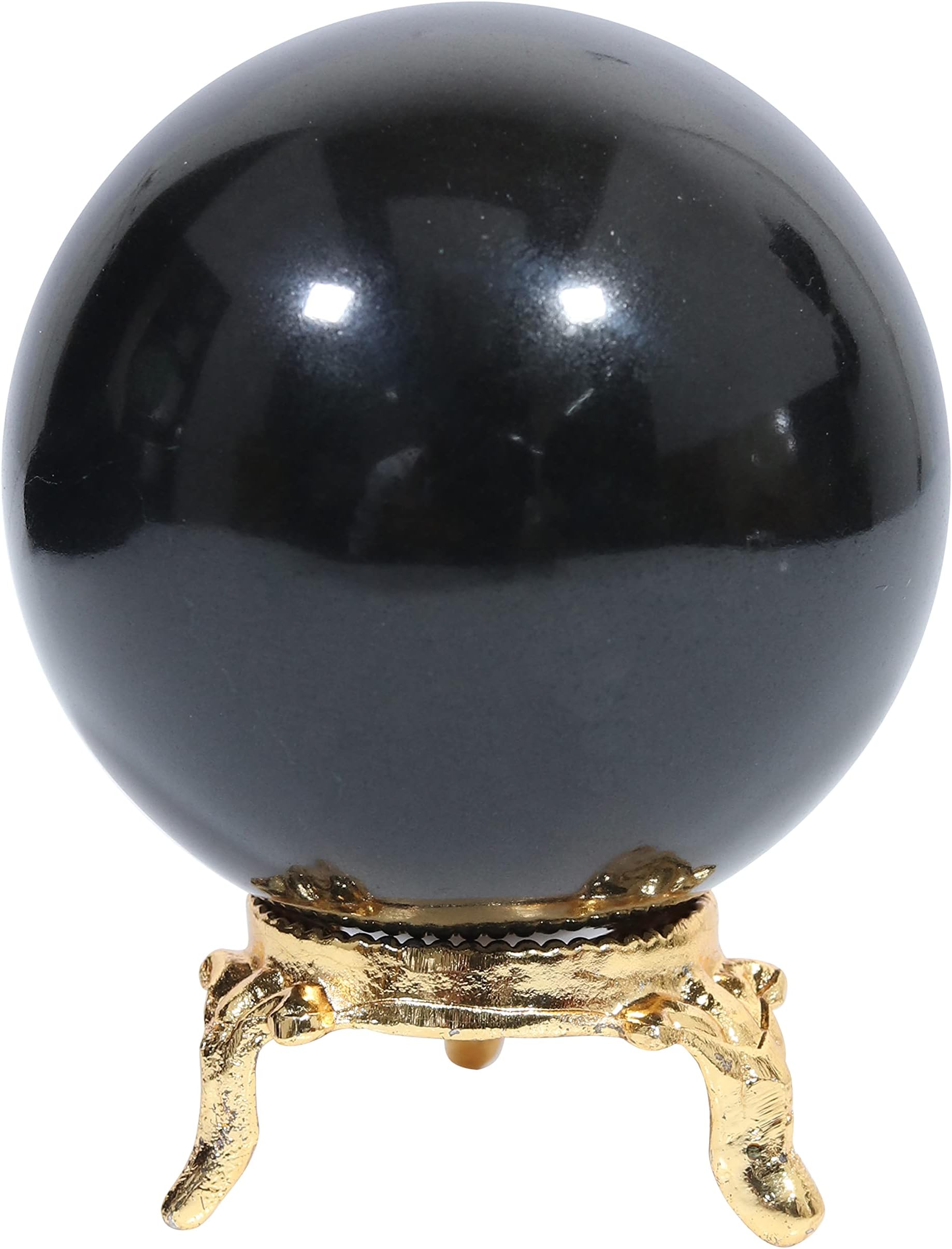 Amazon.com: 2.0" Black Obsidian Ball/Sphere, Crystal Healing Reiki ...