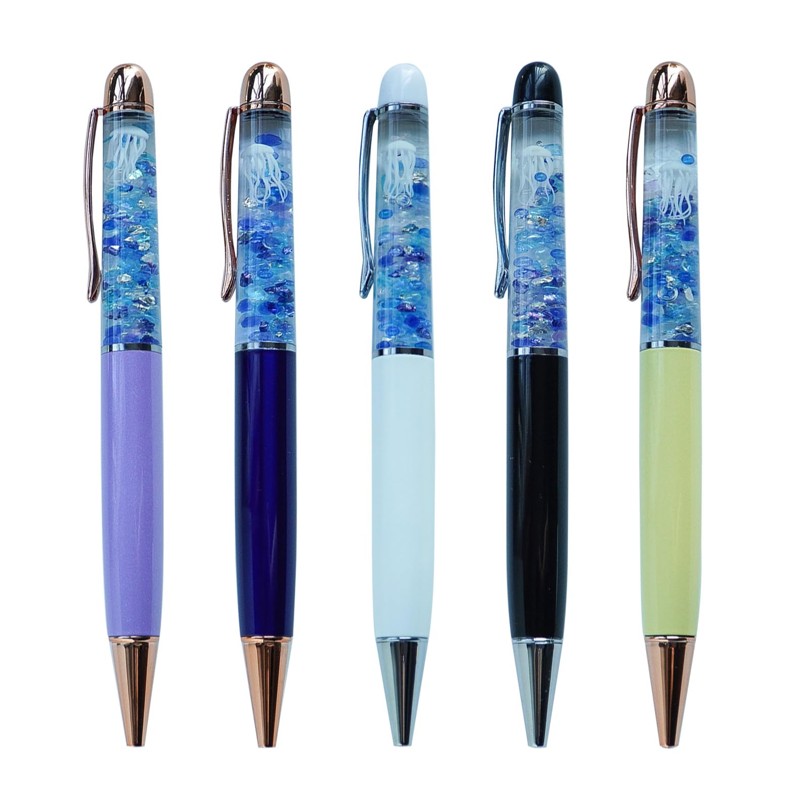 Amazon.com : Sikyby Jellyfish Floating Funny Pens Cute Floater Liquid ...