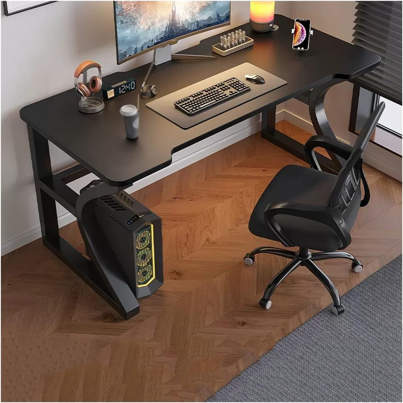 Amazon.com: Writing Desk PC Desktop Table Home Desk Bedroom Student ...