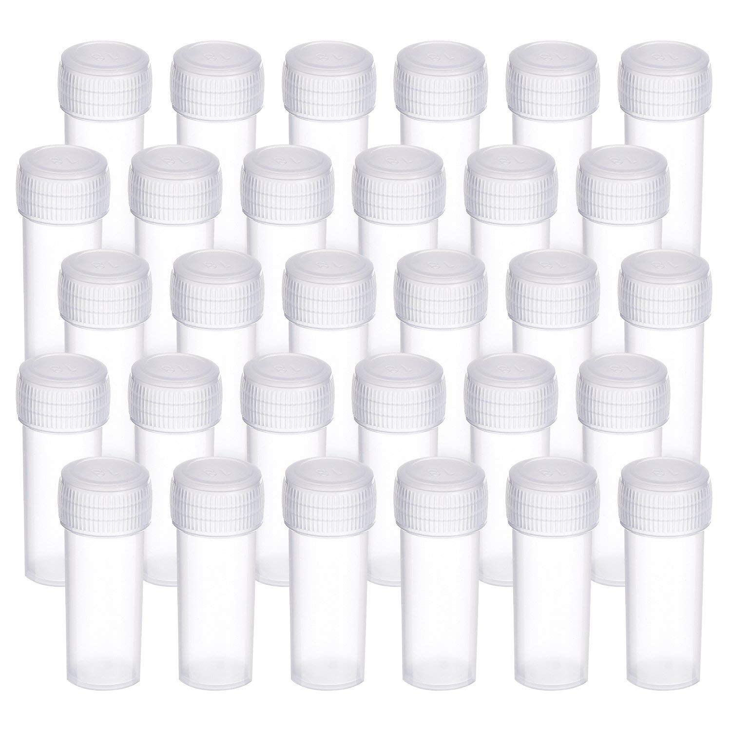 Buy 50 Pcs 5 Ml Plastic Sample Bottles Small Clear Storage Container