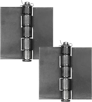 Amazon.com: Ilyapa 2 Pack 4x4 Gate Hinges Heavy Duty Butt Hinge for ...