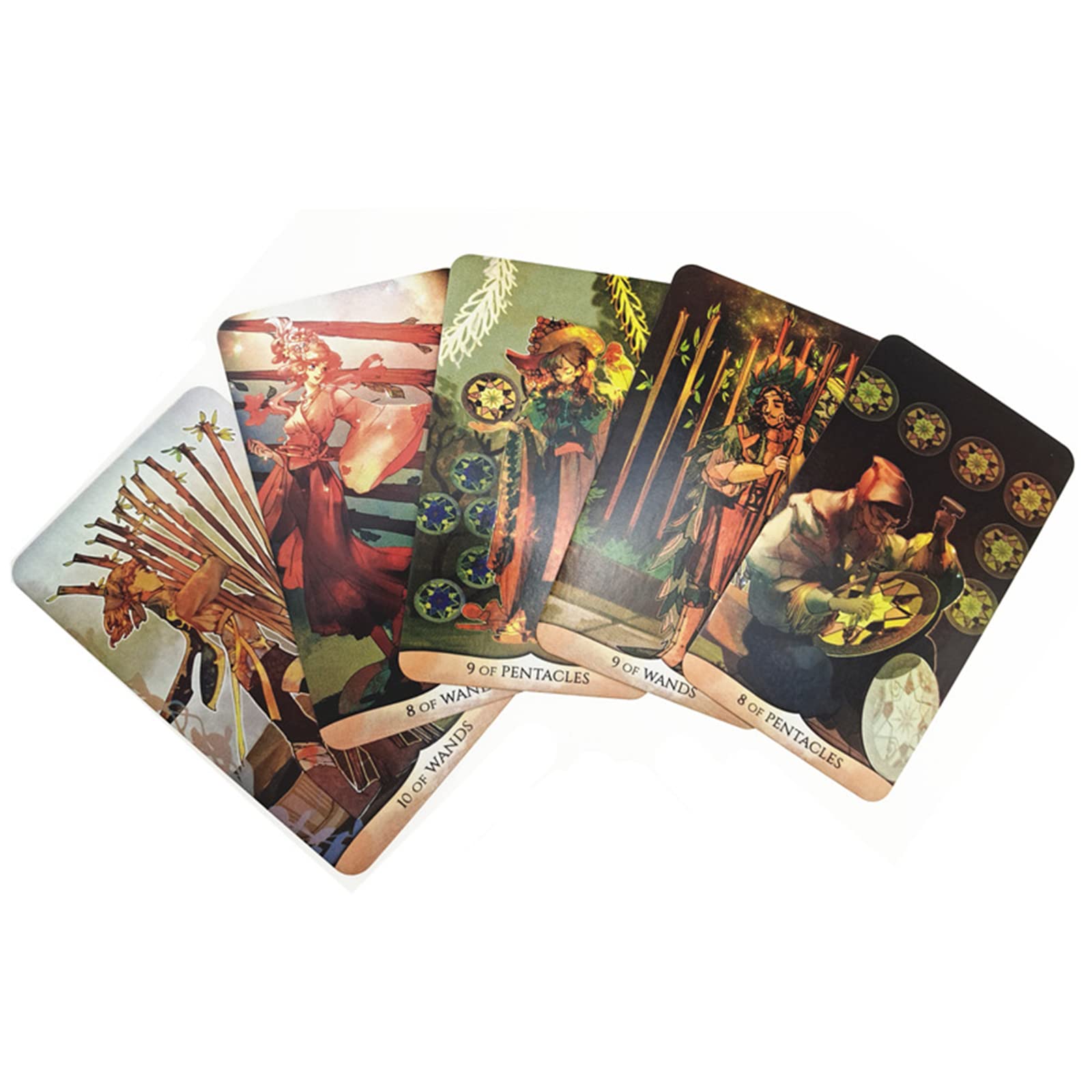 Buy Tarot Cards Decks Game, Traditional Manga Tarot Cards, 78 Card Deck ...