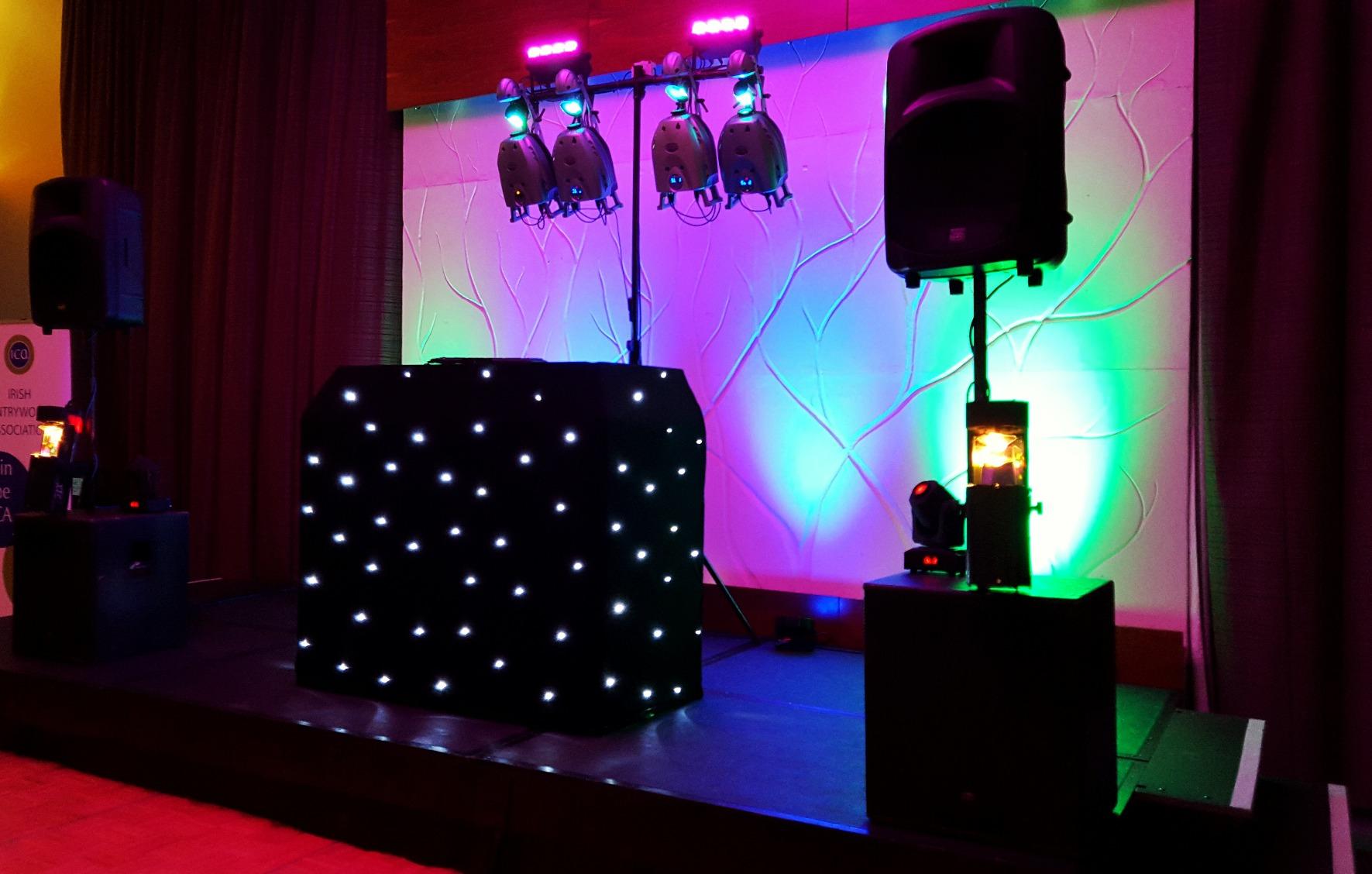 Equinox EQLED12L New Aluminium Lightweight Model DJ Booth System ...