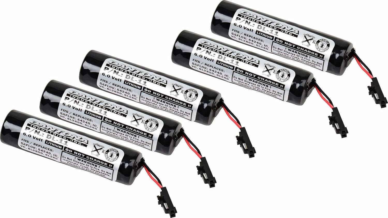 Amazon.com: Synergy Digital Saflok IC Door Lock Battery Combo-Pack ...