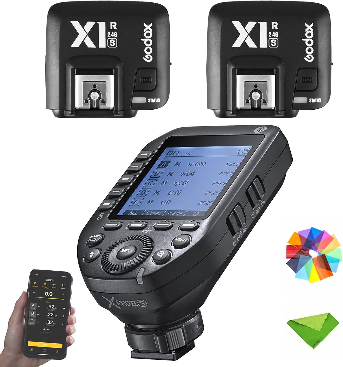 Amazon.com : Godox XProII XProII-S XProIIS Trigger w/2×Godox X1R-S ...