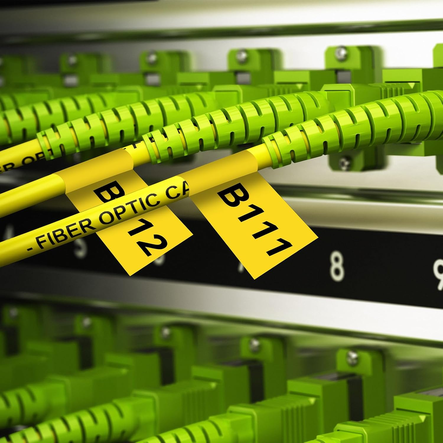 Vixic Replacement Flexible Label Tape 18mm 0.7 Laminated Compatible for ...