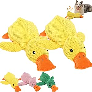 Pet Supplies : Grishay Calm Duck Dog Toy, Calming Duck Dog Toy Bright ...