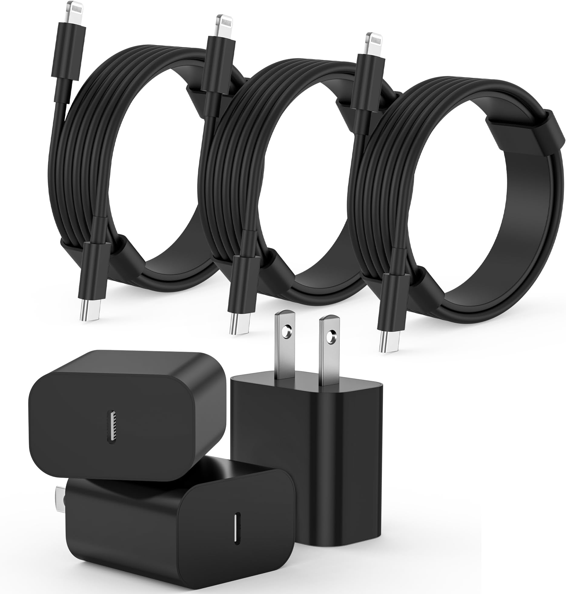 Amazon.com: iPhone Fast Charger, iPhone Charger Fast Charging 2Pack PD ...