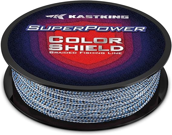 Amazon.com : KastKing Superpower ColorShield Braided Fishing Line ...