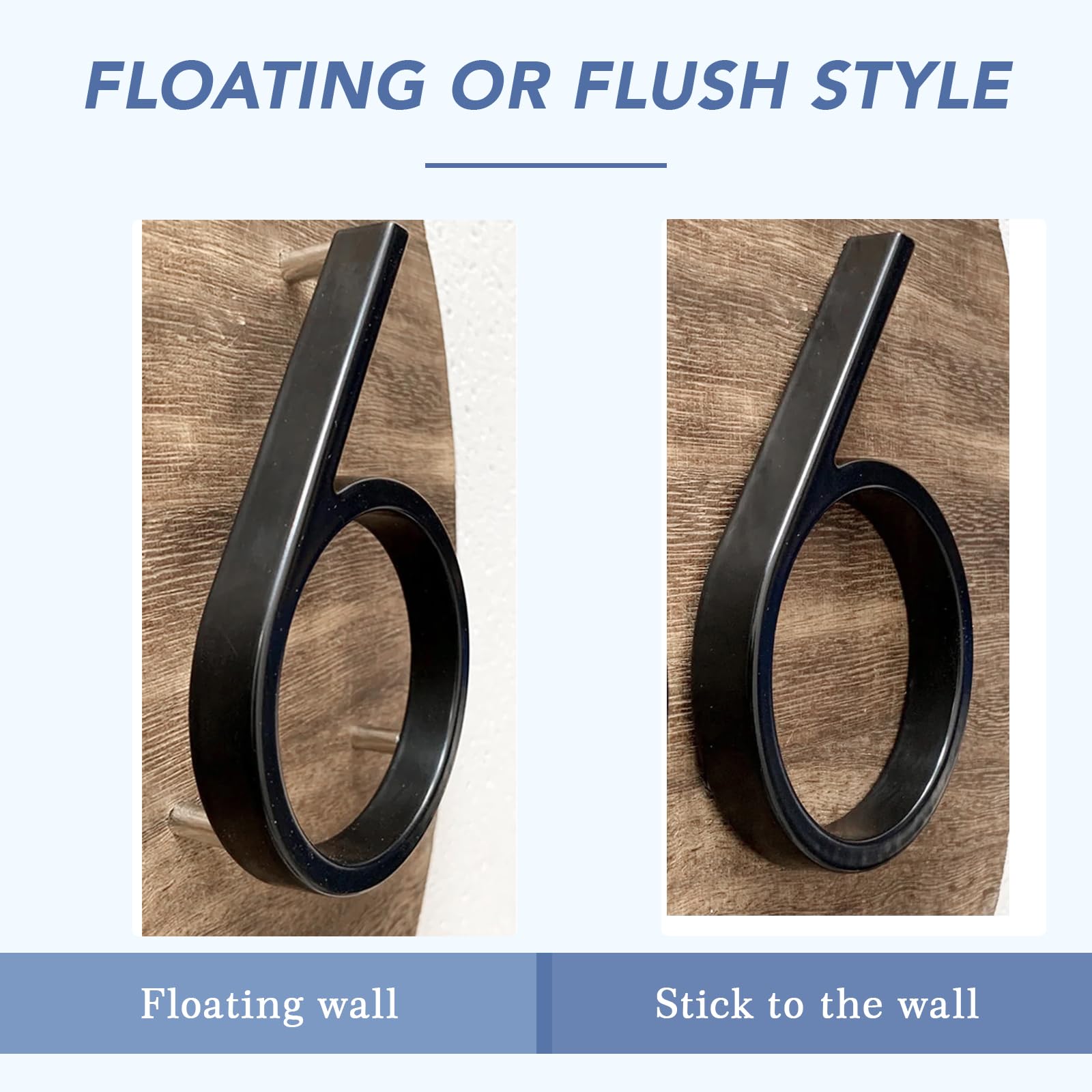 Snapklik.com : SEISSO Modern Metal House Numbers,5 Inch House Numbers ...