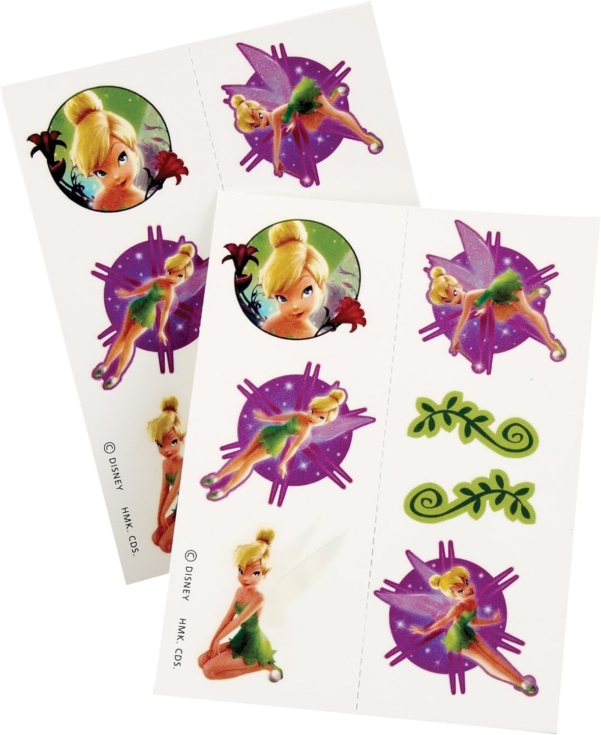 Amazon.com: Hallmark Disney Tinker Bell Tattoos (2) : Toys & Games