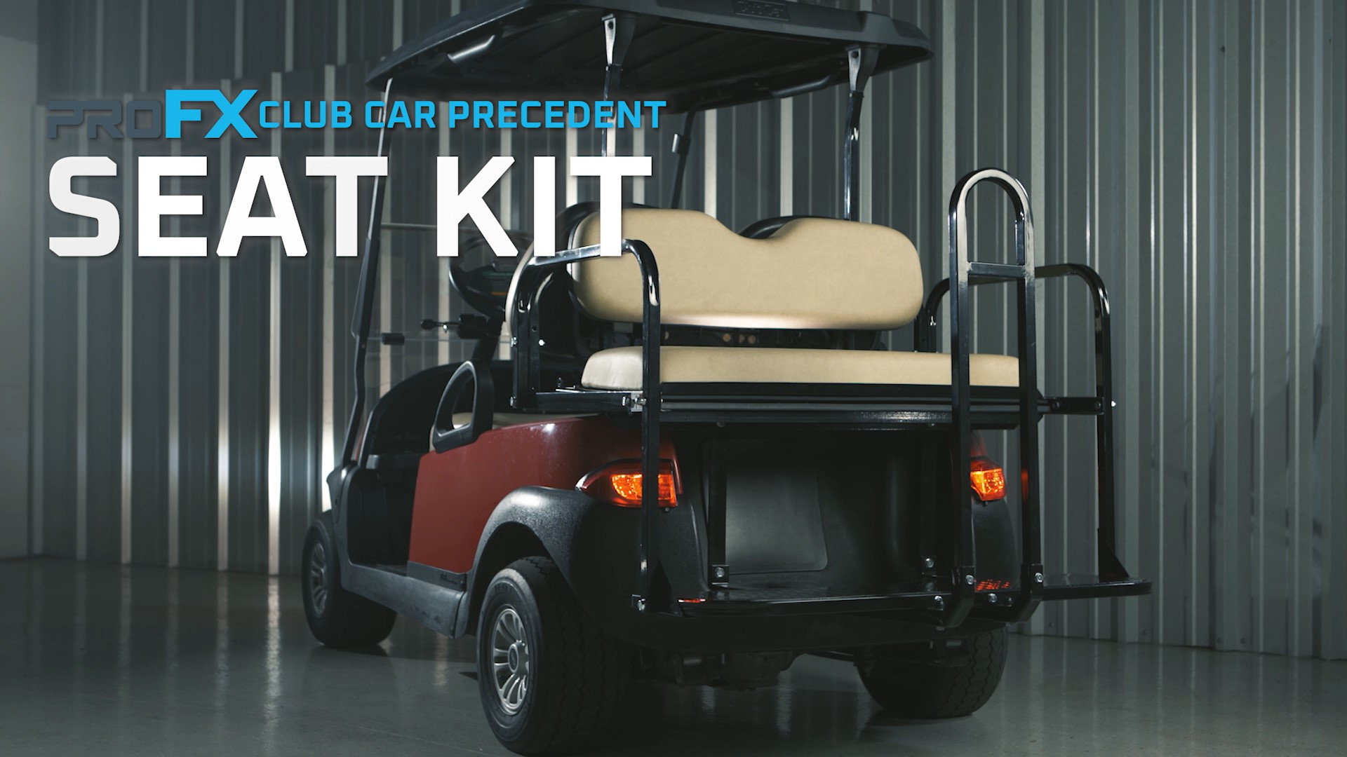Watch ProFX Rear Seat Kit for Club Car Precedent, Tempo, and Onward ...