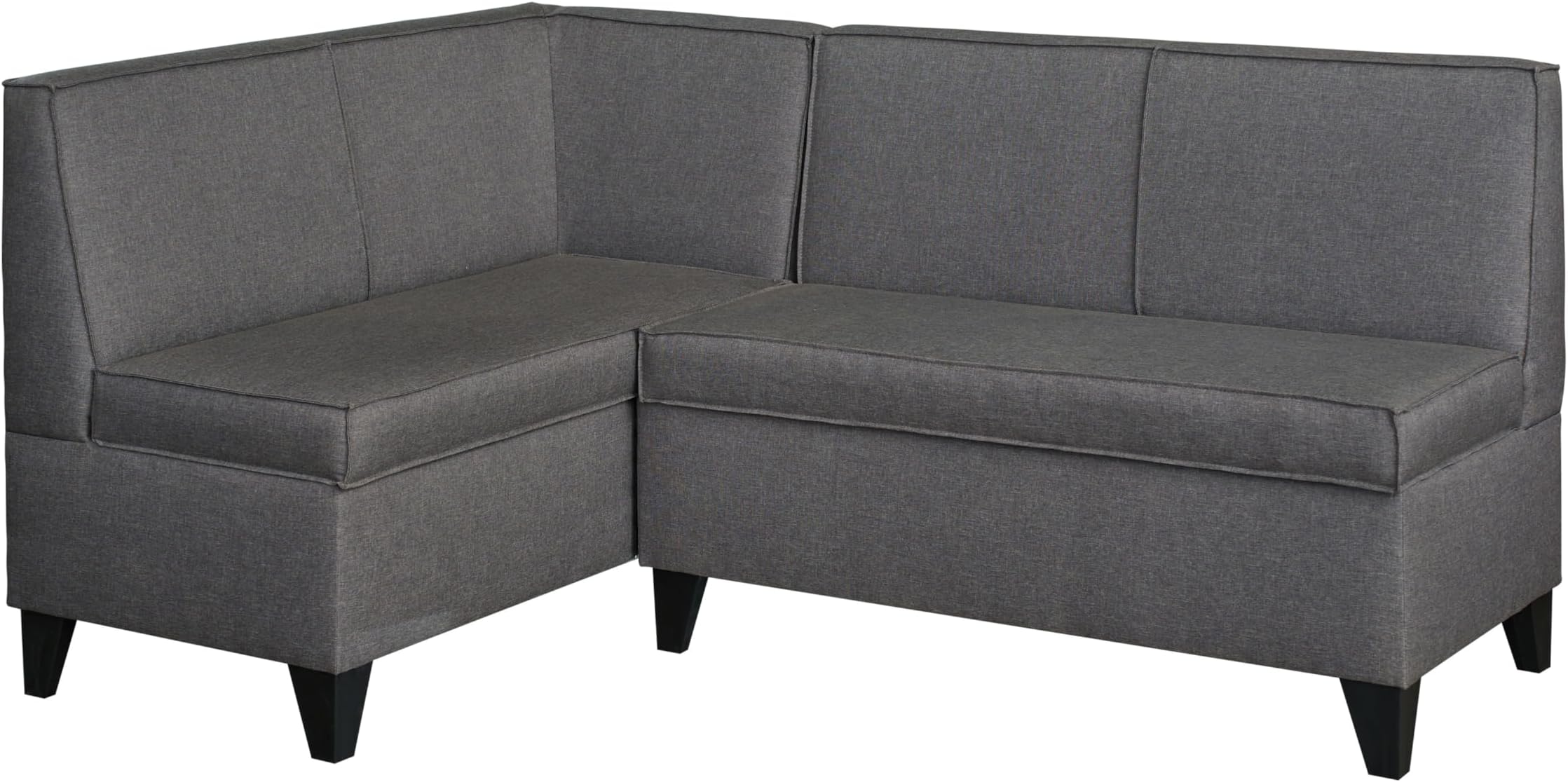Rodnik Eckbank Look in grau, Sitzbank, Polsterbank mit Stauraum ...