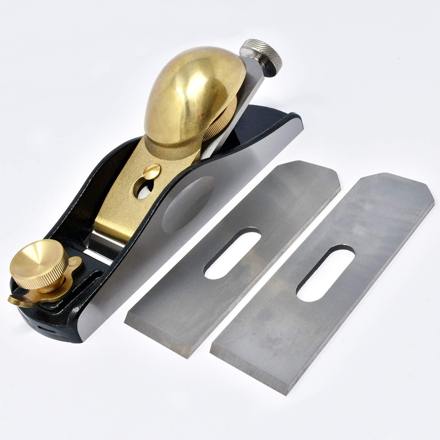 Quangsheng Standard Angle Block Plane with 38 & 50 deg Blades : Amazon ...