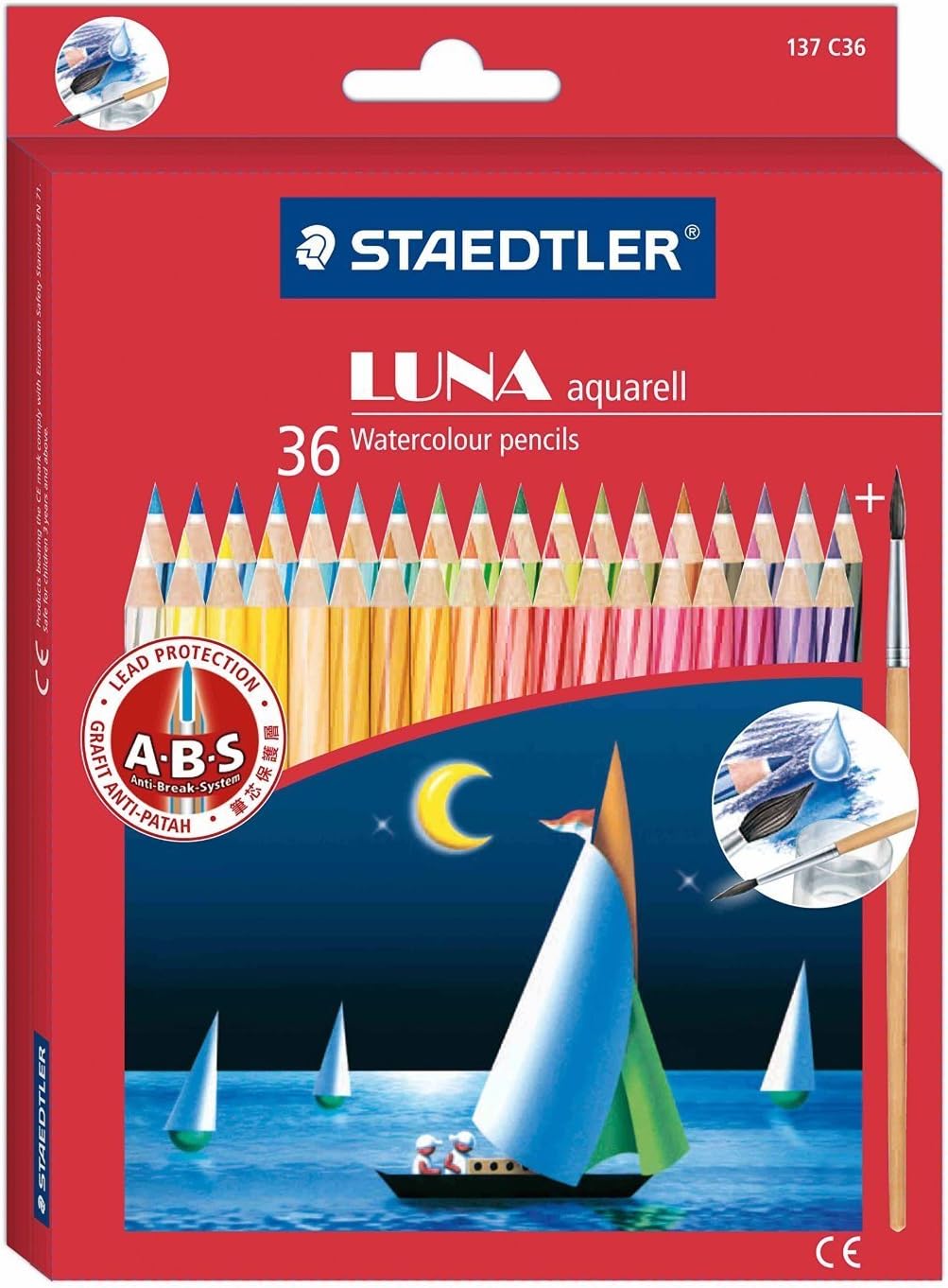 Amazon.com: Staedtler Karat Aquarell Workshop 60 Watercolour Pencils ...