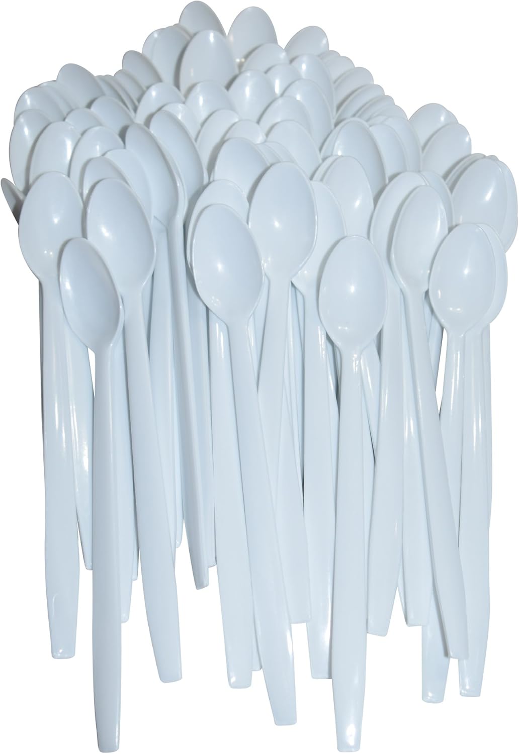 Amazon.com: 8" White Disposable Soda/Sundae Spoon - 50 Count : Home ...