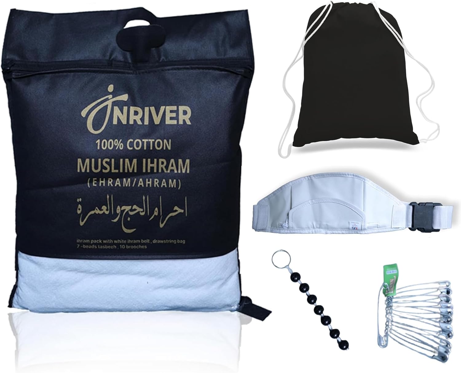 Amazon.com: Ihram Set For Umrah Hajj Mens Boys - 2 Piece Ihram Towel ...