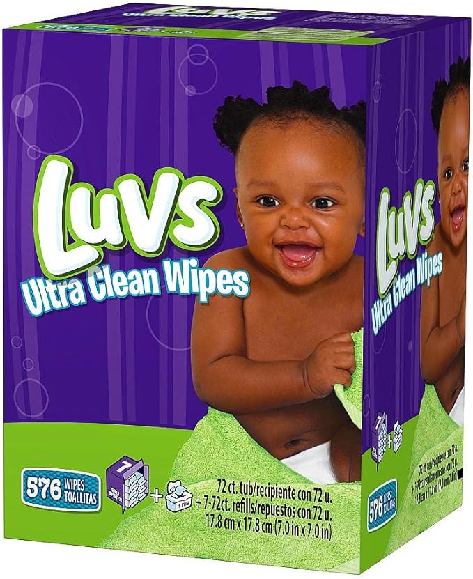 Amazon.com: Luvs Ultra Clean Wipes 8x Tub + Refills 576 Count : Health ...