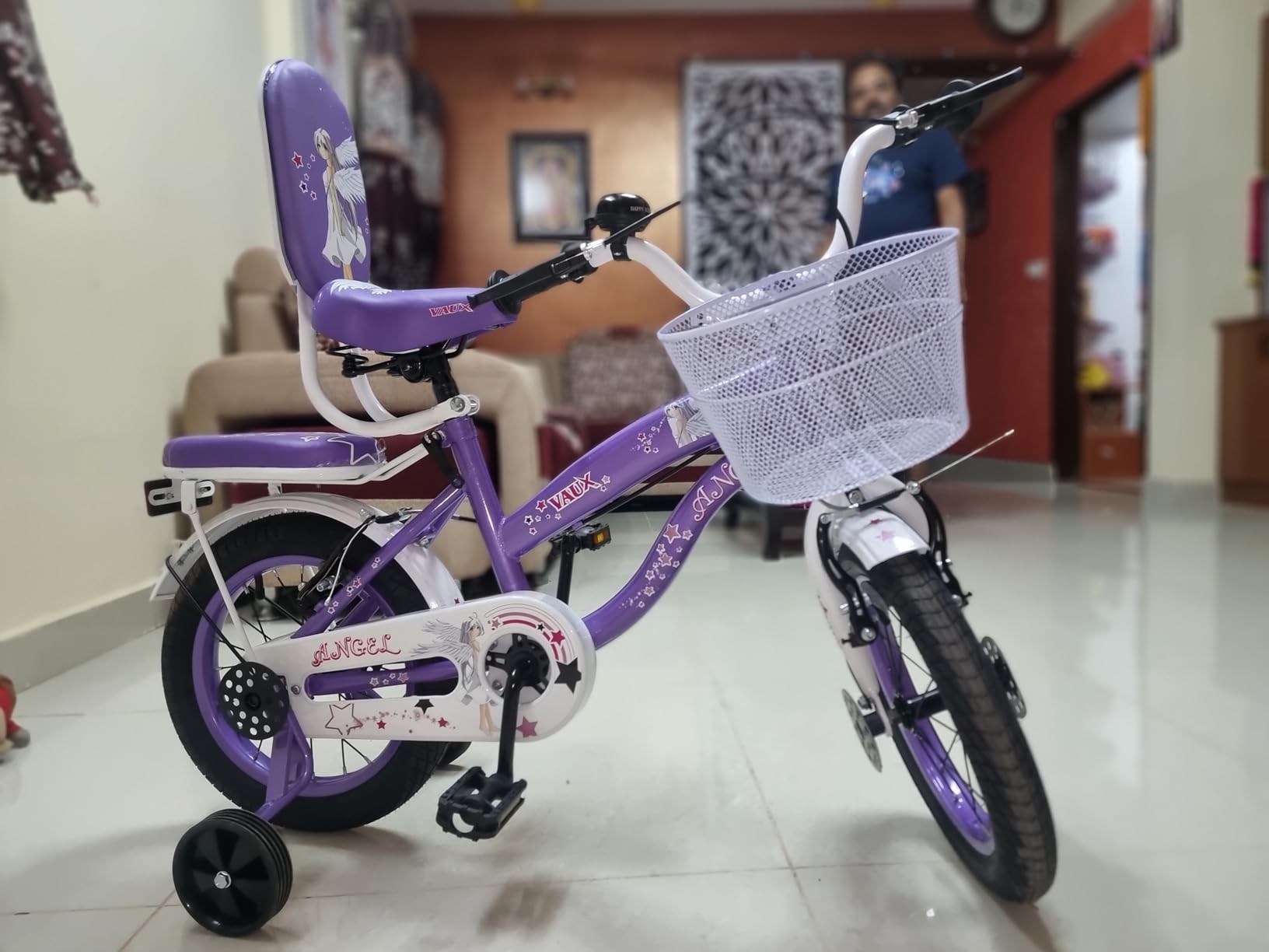 Buy Vaux Angel 14 inch Cycle for Girls 3 to 5 Years with Sidewheels ...