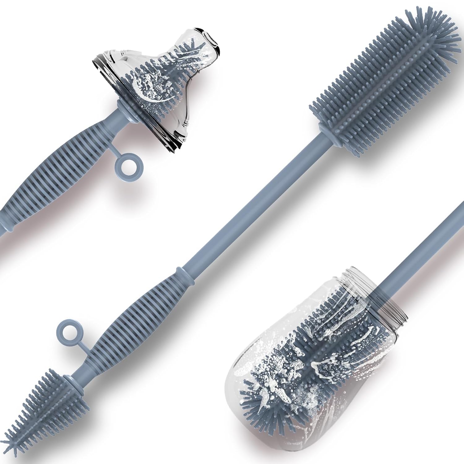 Amazon.com: Raymeefa Double Sided Cleaning Brush,Soft Kitchen Scrub ...